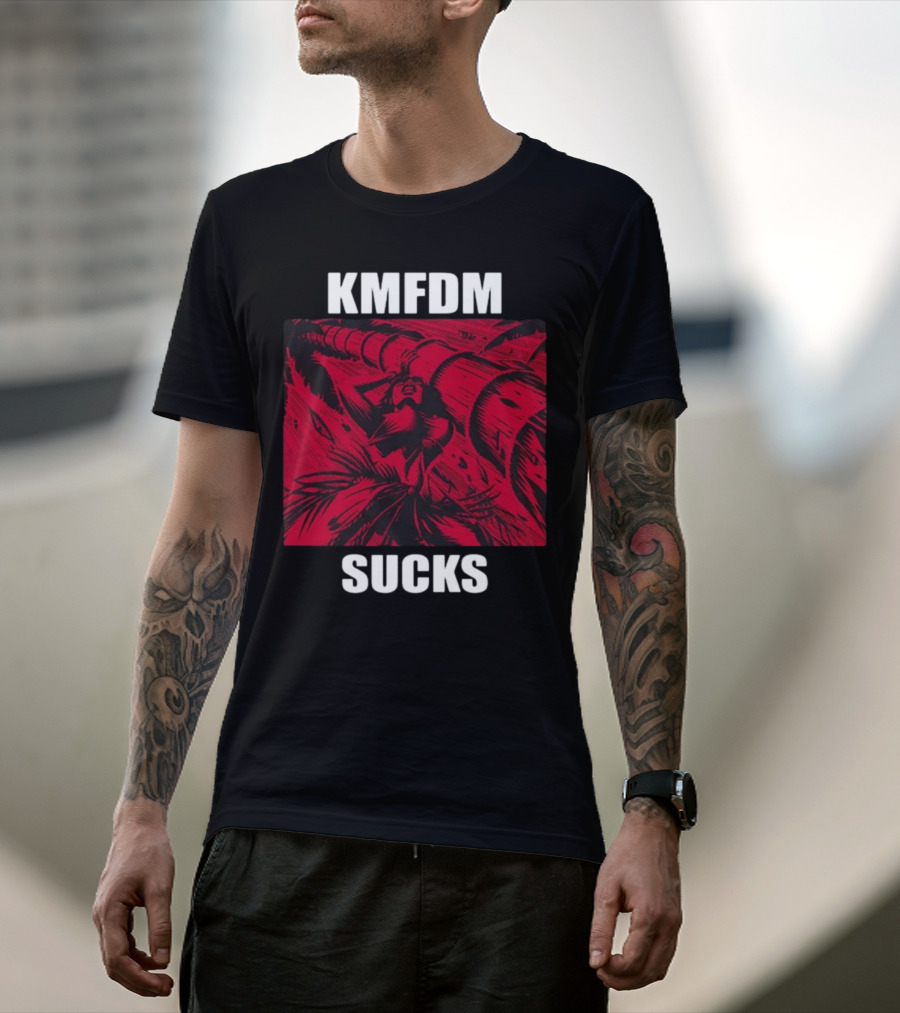 KMFDM Sucks Blood Red Rare T-Shirt