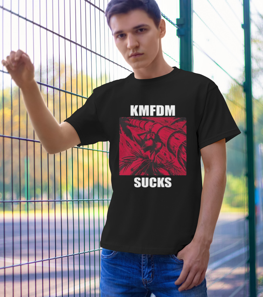 KMFDM Sucks Blood Red Rare T-Shirt