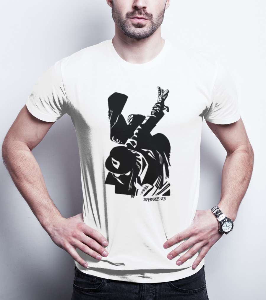 Chris Samnee '03 Spider-Man Noir Silhouette Dark T-Shirt