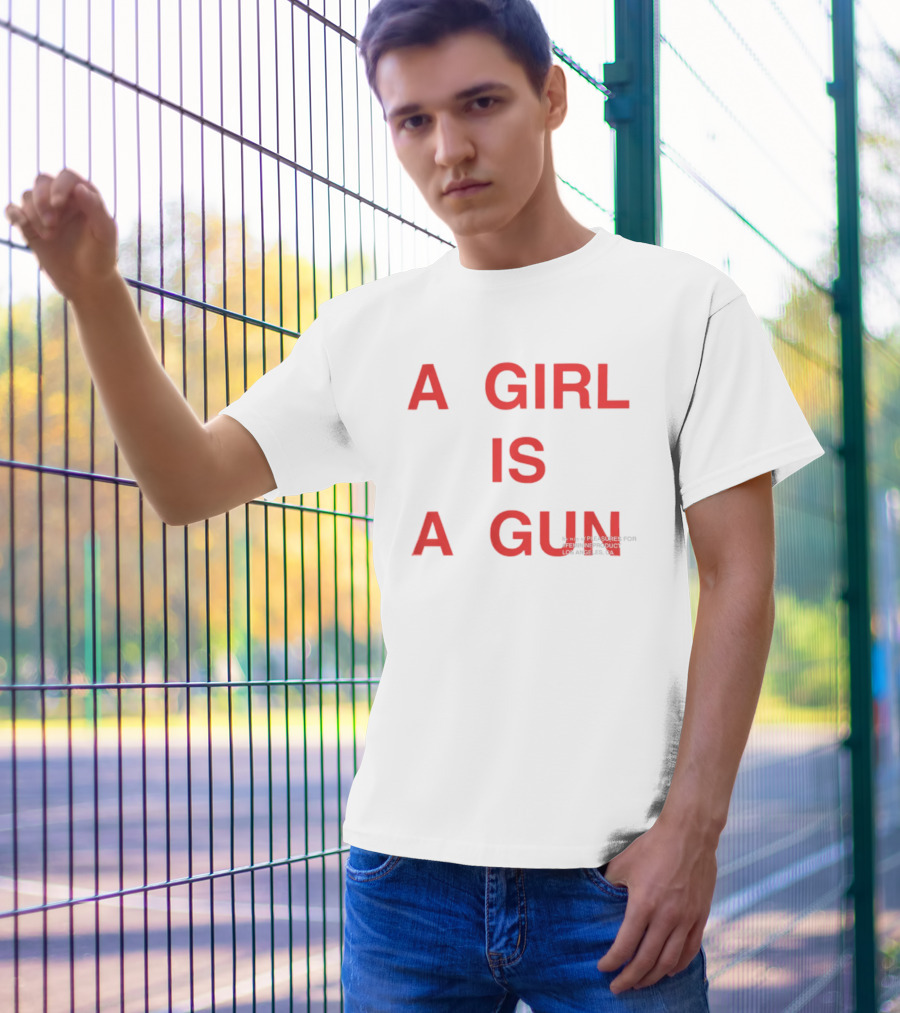 A Girl Is A Gun Pleasures X FTP Los Angeles Collaboration T-Shirt