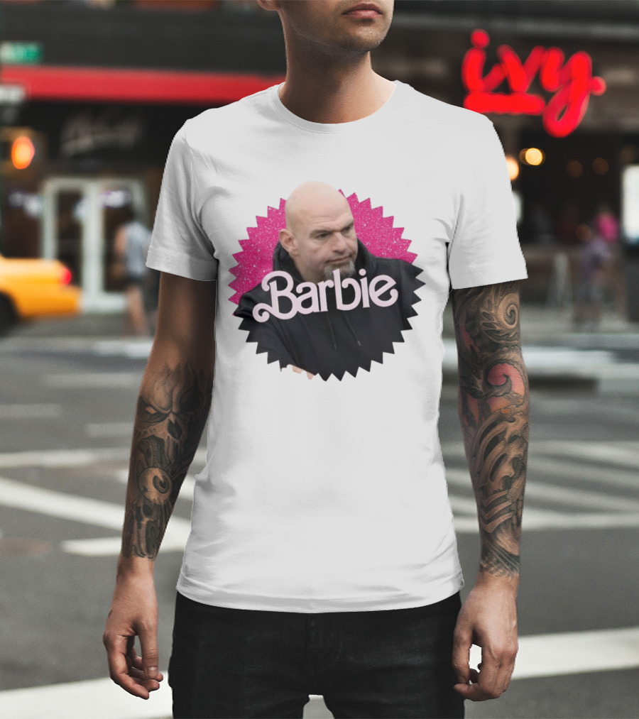 Barbie John Fetterman Hoodie Sparkle Starburst T-Shirt