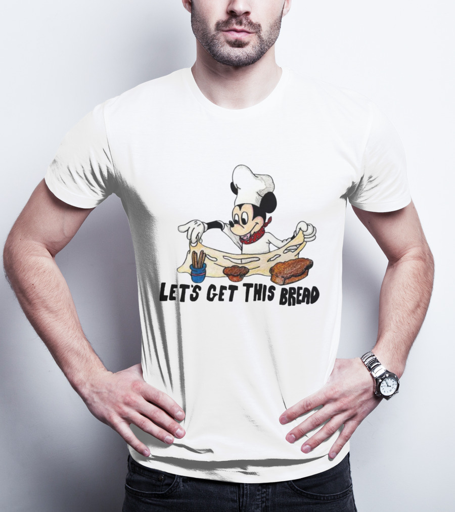Matt Gray Let's Get This Bread Chef Character Baking Bread T-Shirt