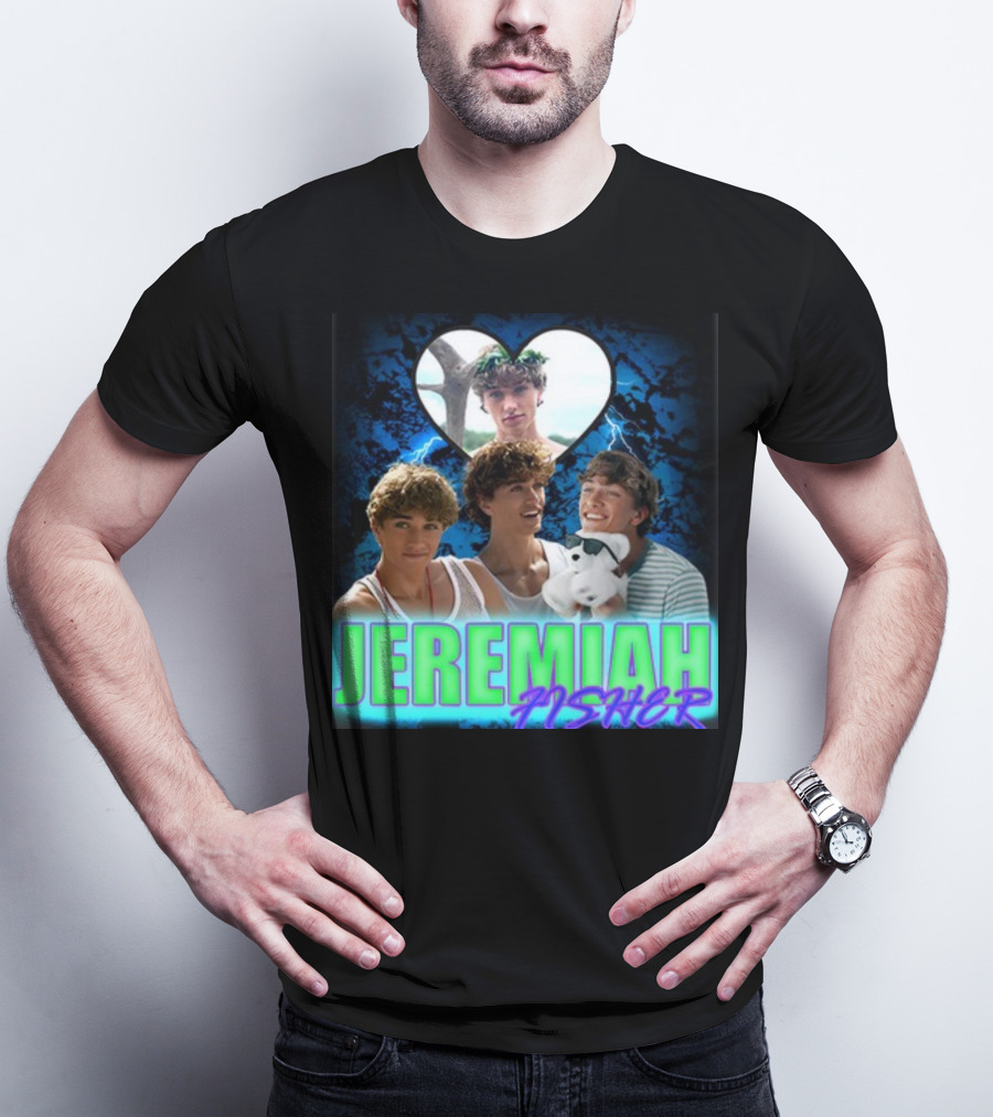 JEREMIAH FISHER Heart Lightning Trio T-Shirt