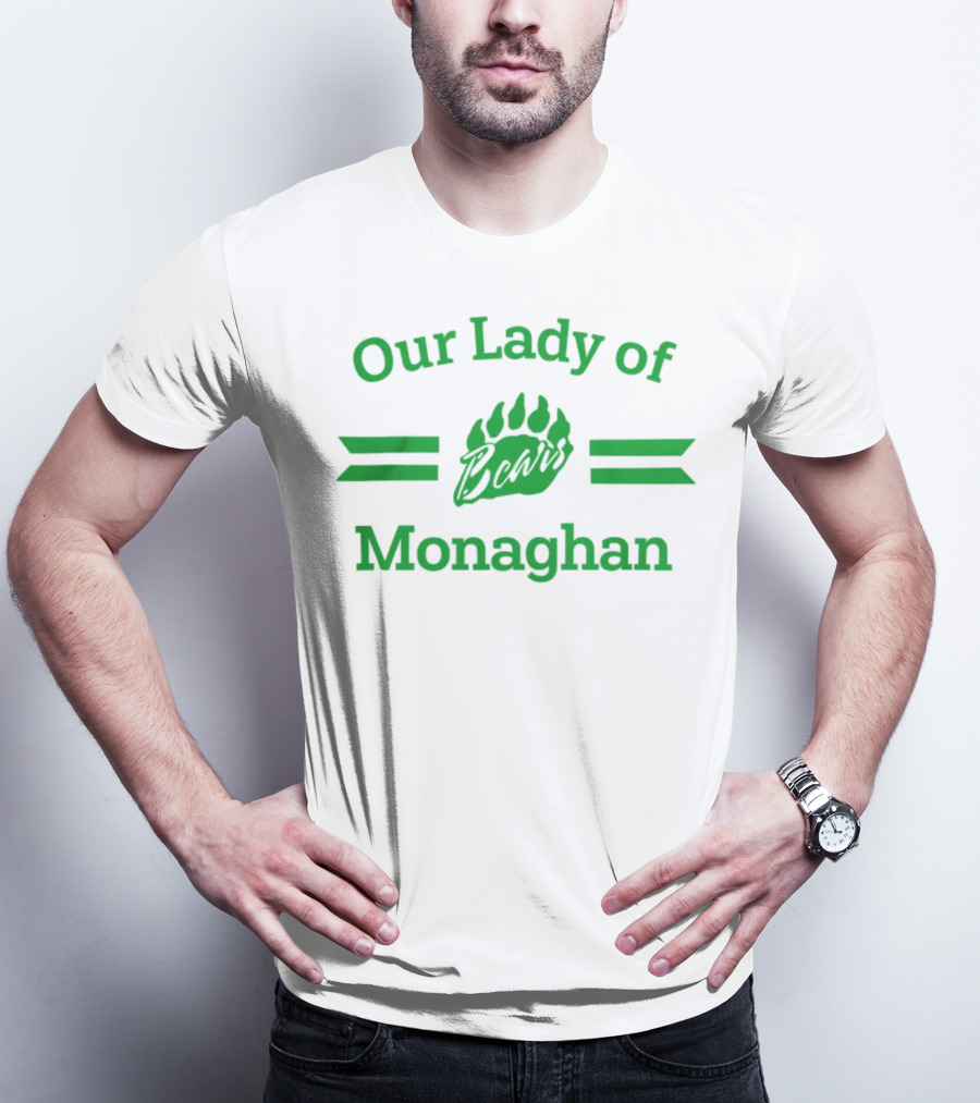 Our Lady Of Bears Monaghan Paw Prints T-Shirt