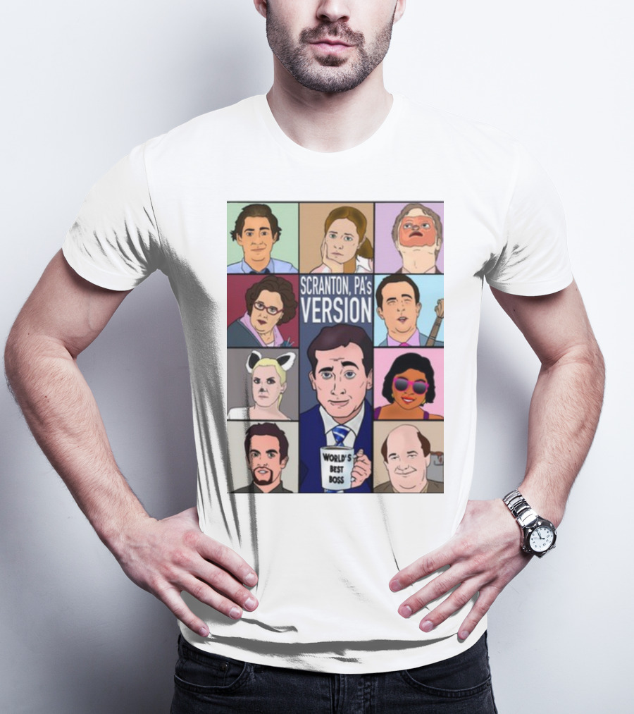 Scranton PA's Version The Office Eras World's Best Boss T-Shirt