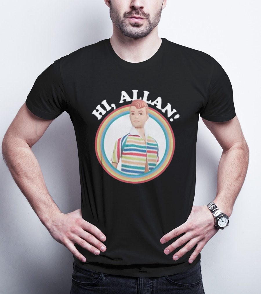 Hi Allan Retro Rainbow Toy T-Shirt