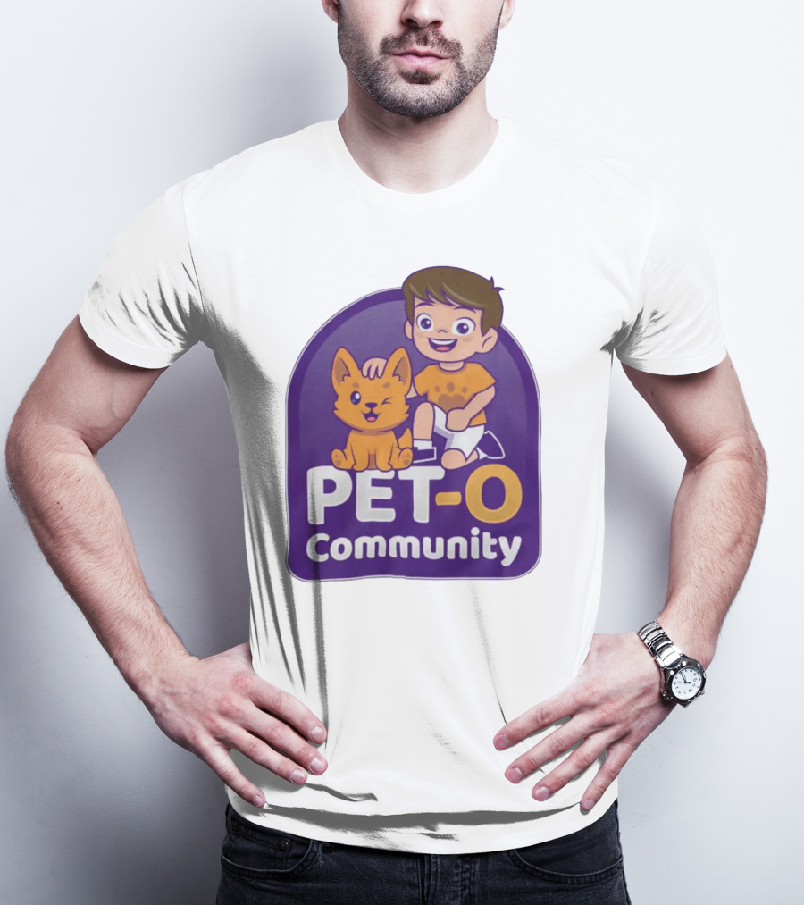 PET-O Community Winking Dog Child Cartoon T-Shirt
