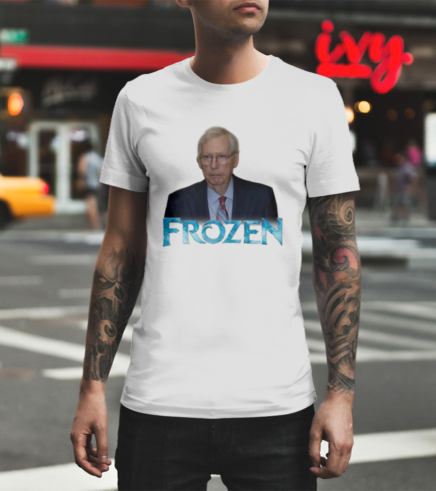 Mitch McConnell Frozen Parody Image With Frozen T-Shirt