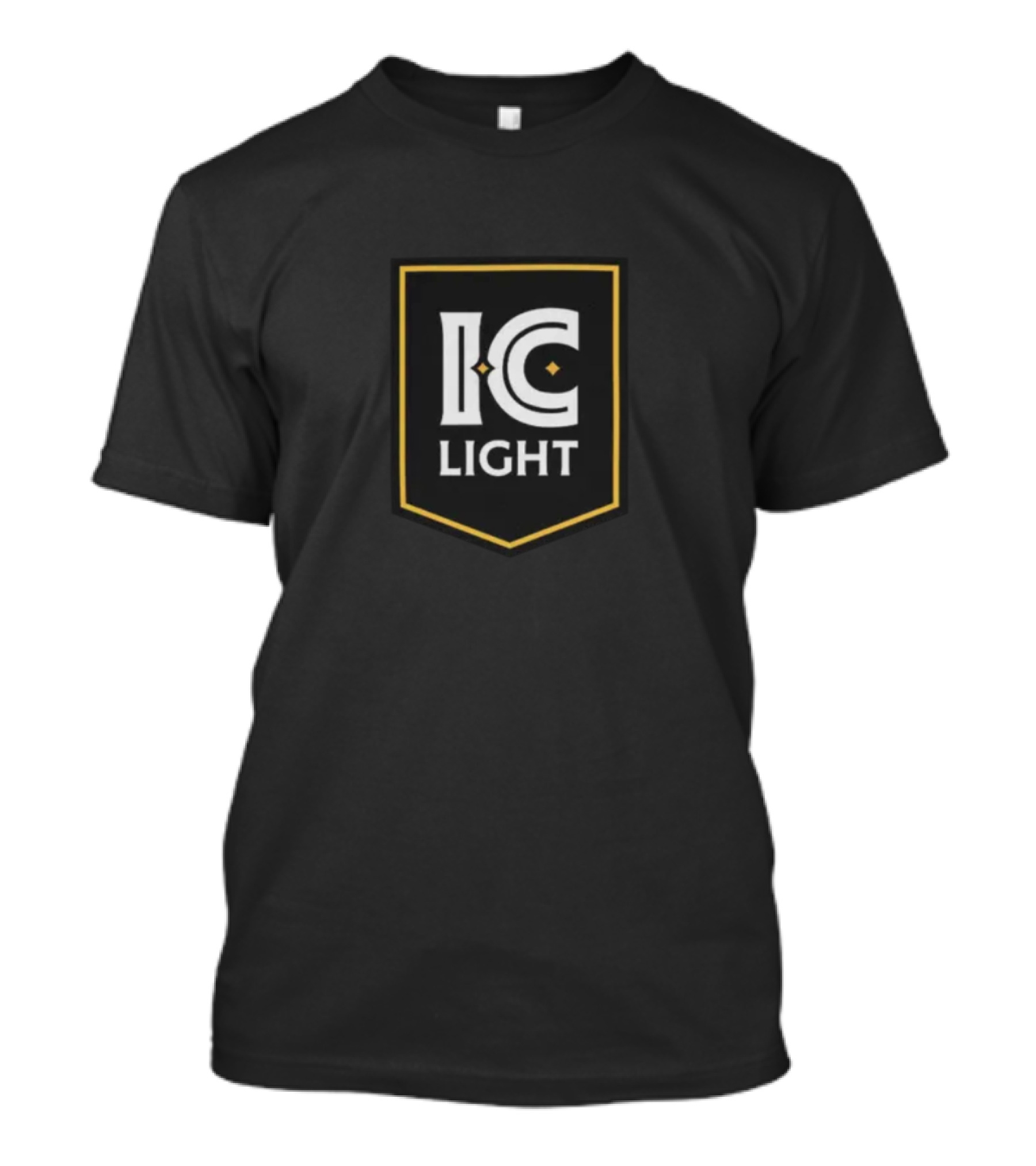 Pat Freiermuth I.C. Light Logo Black And Yellow Raglan T-Shirt
