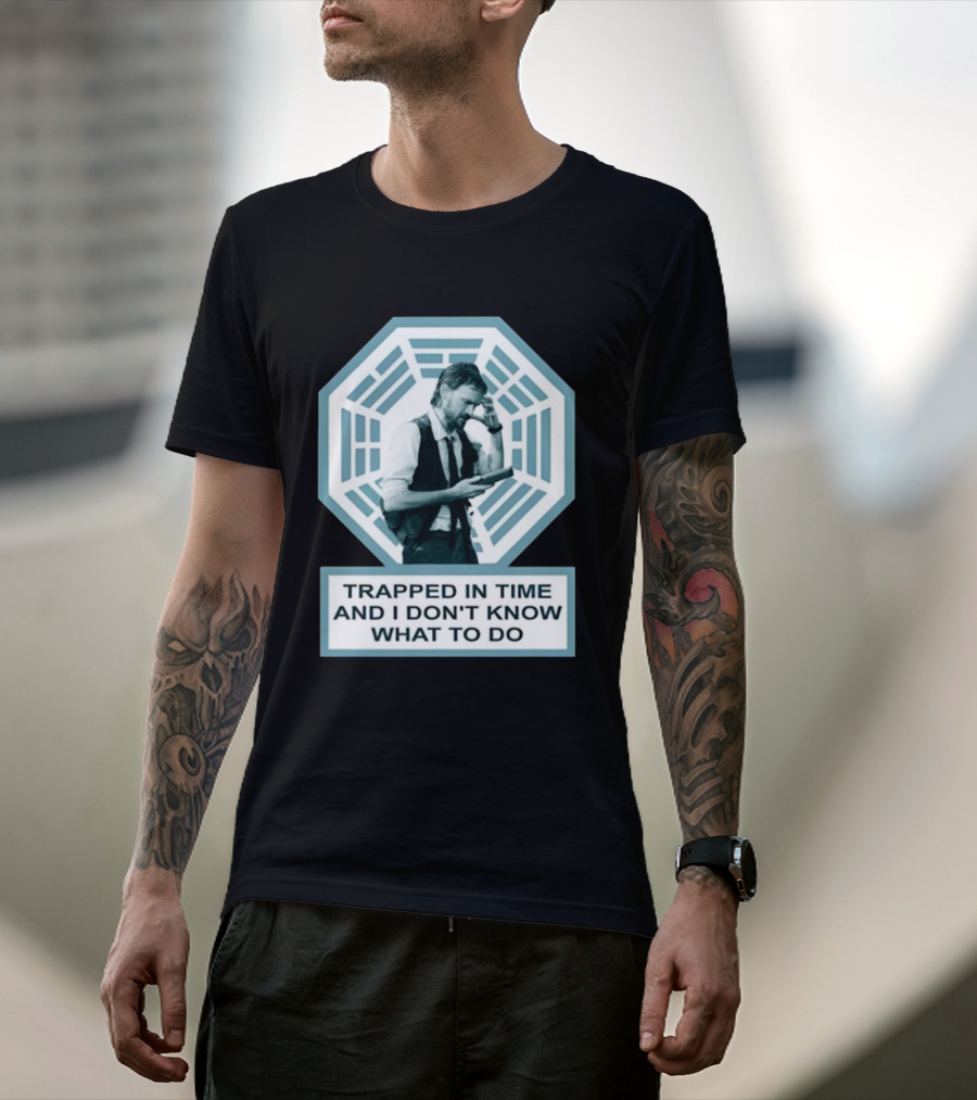 Daniel Faraday Trapped In Time Dharma Initiative Paradox Quandary T-Shirt