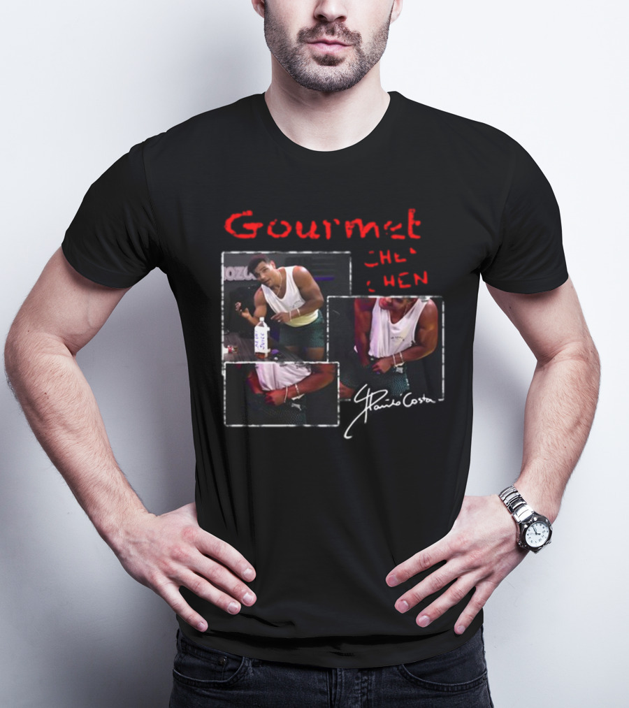 Gourmet Chen Chen Paulo Costa Signature Three-Image Collage T-Shirt