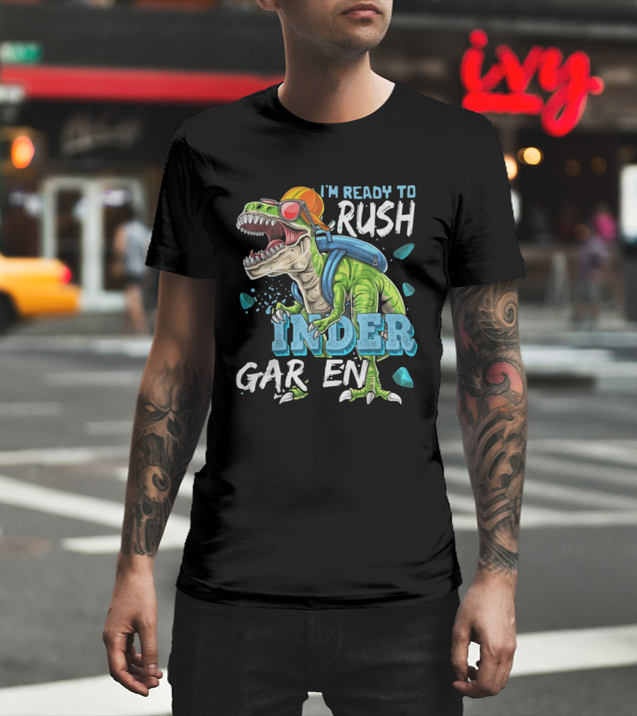 I'm Ready To Crush Kindergarten Dinosaur Adventure T-Shirt