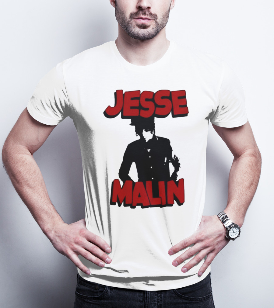 Jesse Malin Bold Red Text T-Shirt