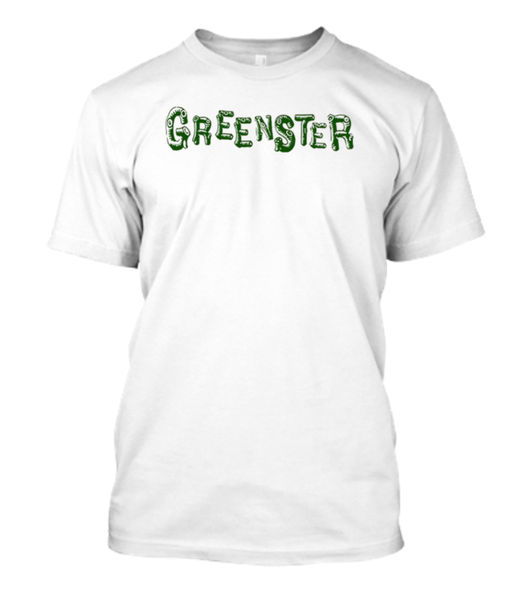 Greenster Bold Dark Green Letters T-Shirt