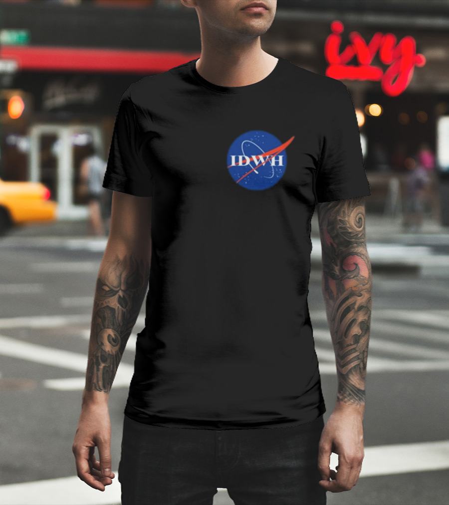 I Don't Work Here IDWH NASA T-Shirt