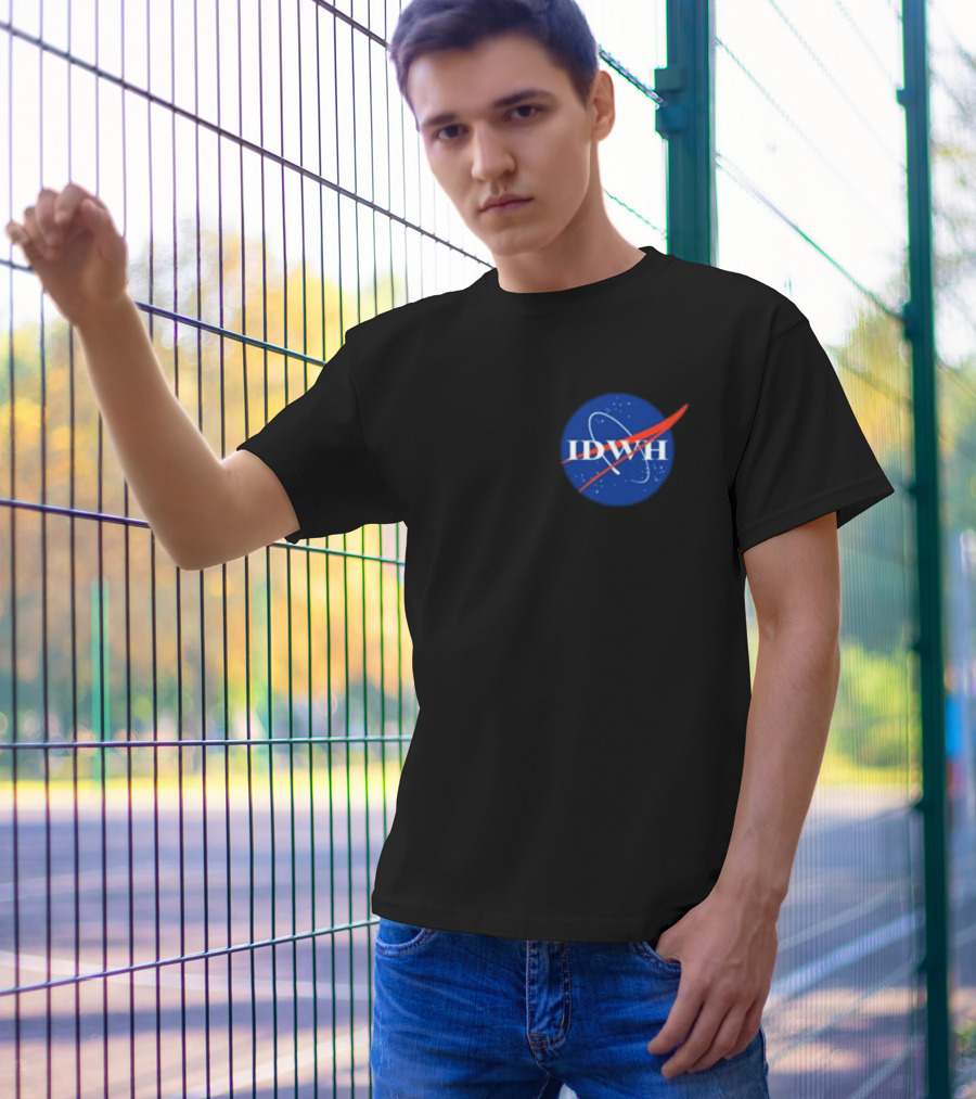 I Don't Work Here IDWH NASA T-Shirt