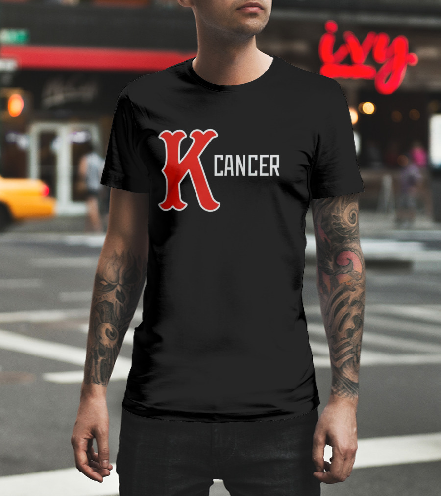 Boston Red Sox K Cancer T-Shirt