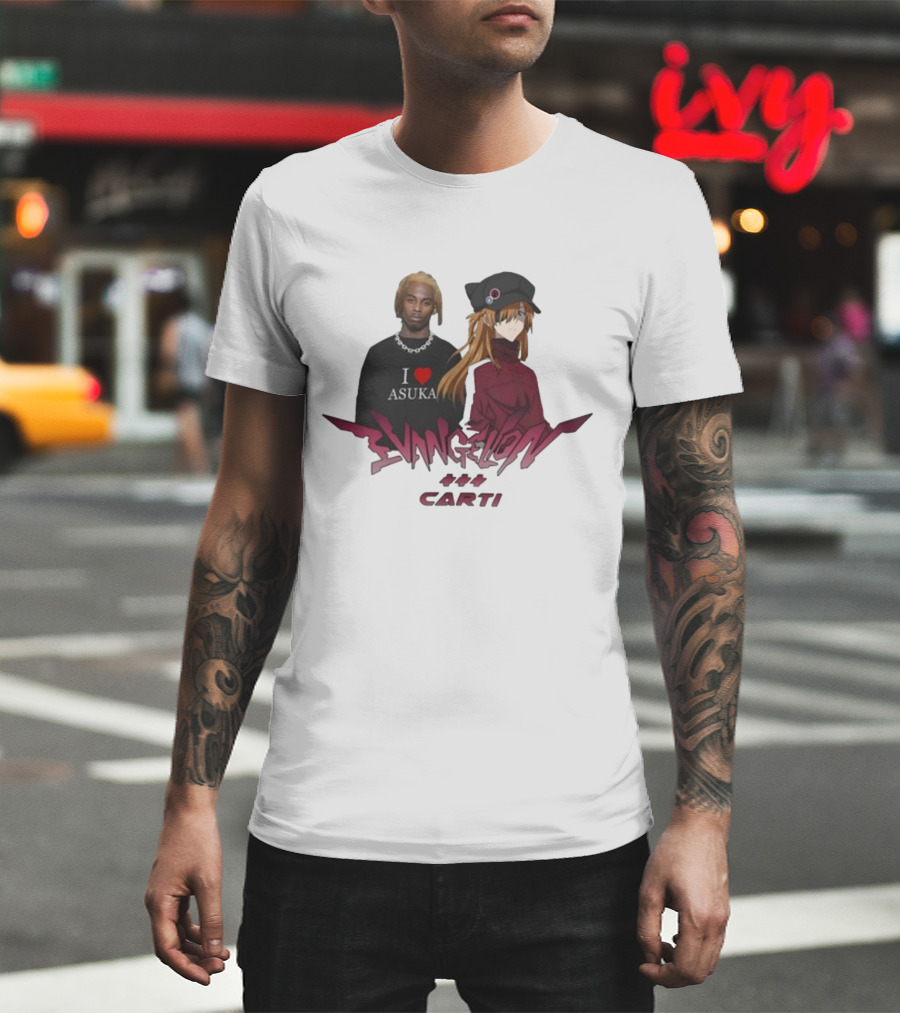 EVANGELION I ASUKA CARTI Collaboration T-Shirt