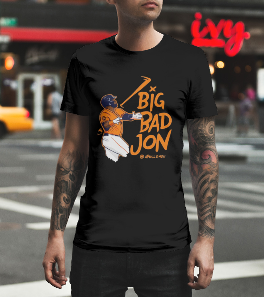 Big Bad Jon Singleton Apollo Houston Baseball Player T-Shirt