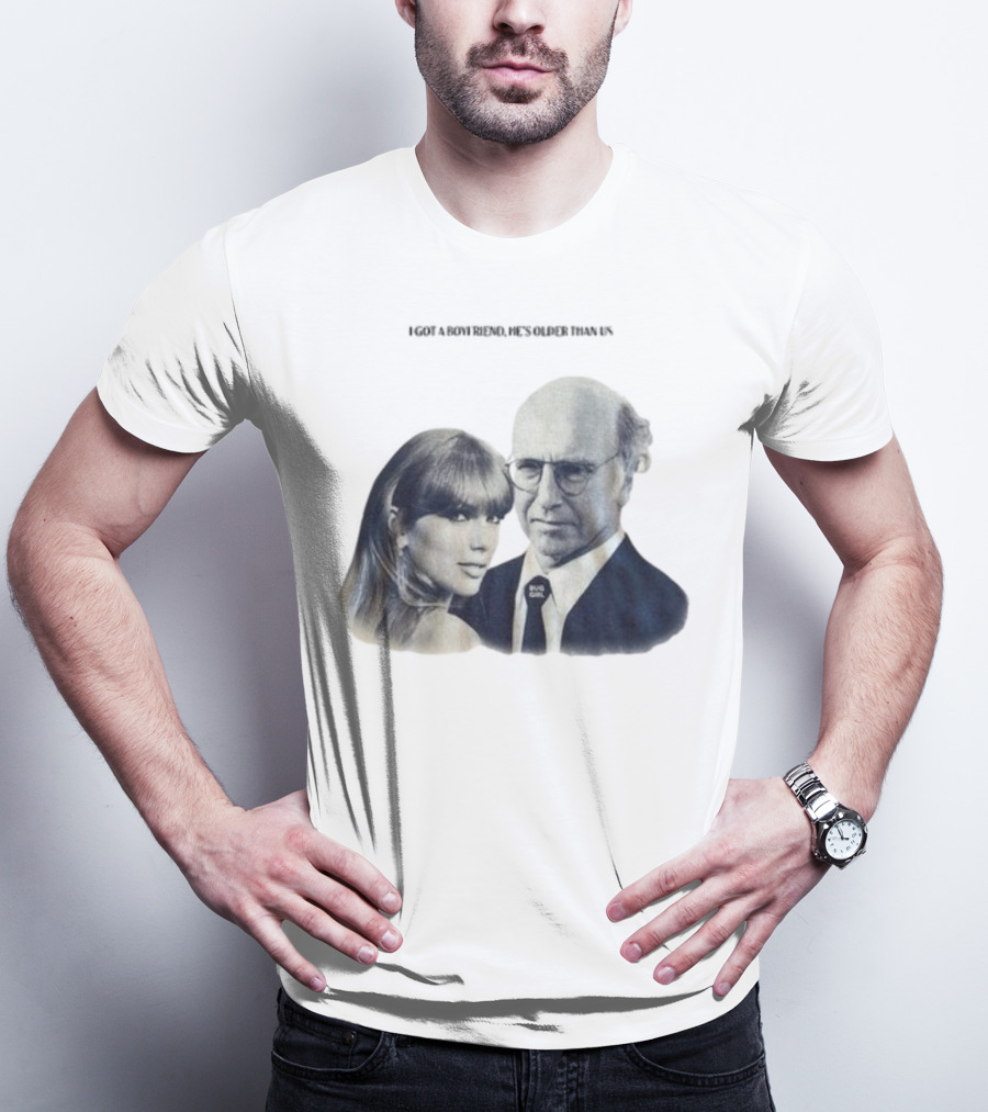 Buggirl200 Larry David Swiftie Baseball Photo Mashup T-Shirt