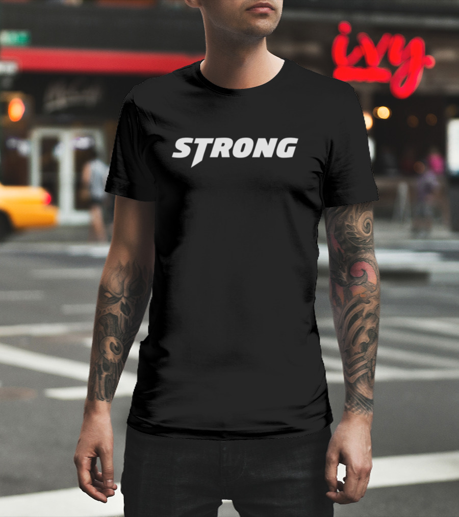 Tom Segura Strong Bold Block Typography T-Shirt
