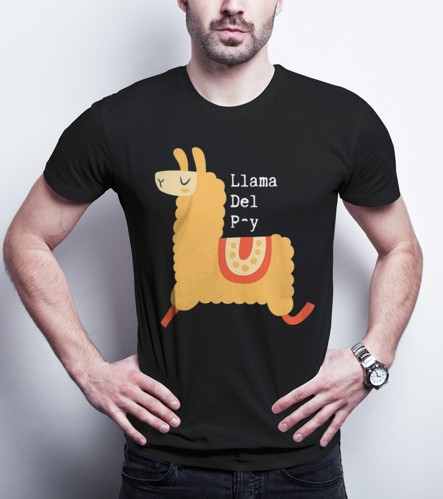 Llama Del P~y Funny Music T-Shirt