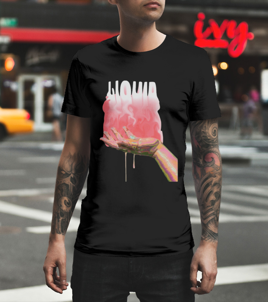 Abel Idume Unbelievably Liquid Barbie Melting Hand T-Shirt