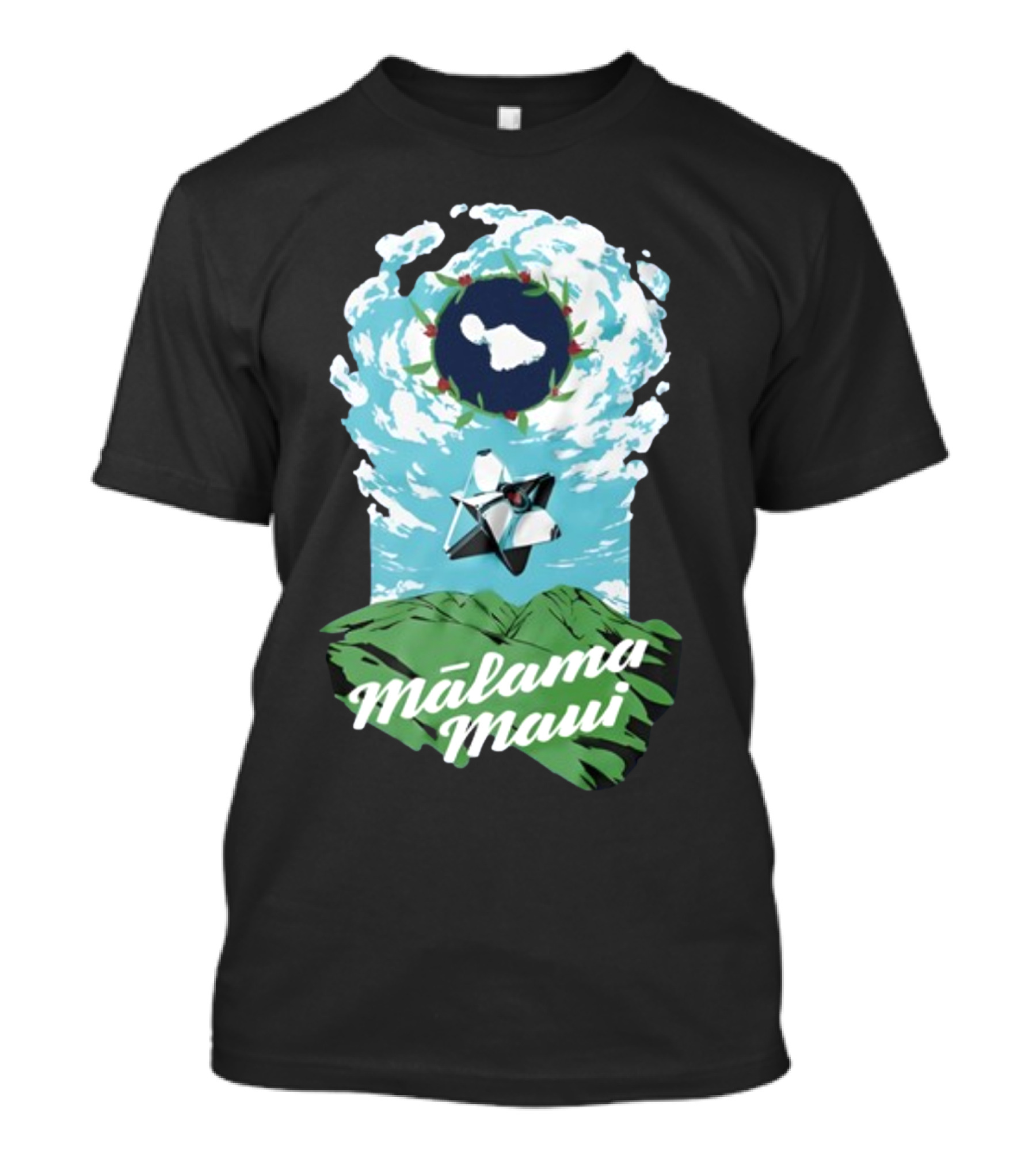 Bungie Foundation Malama Maui Island Cloud Ghost T-Shirt