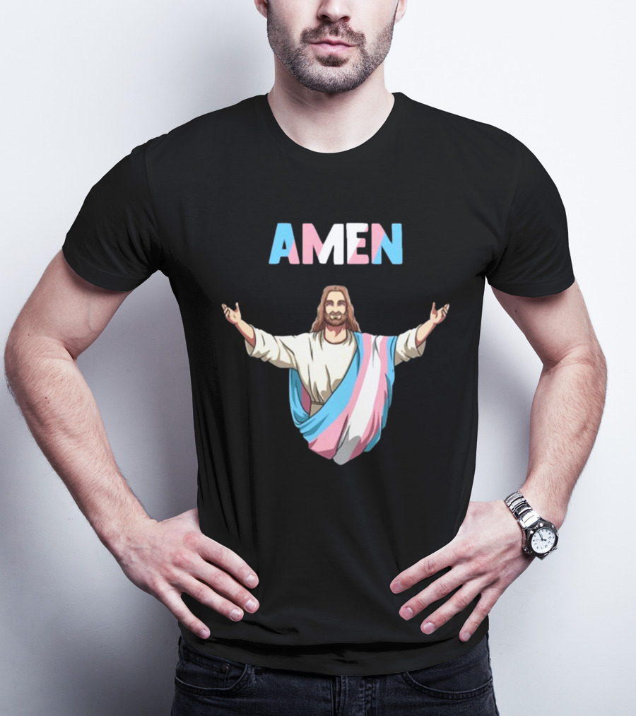 Amen Jesus X Chromosomes T-Shirt