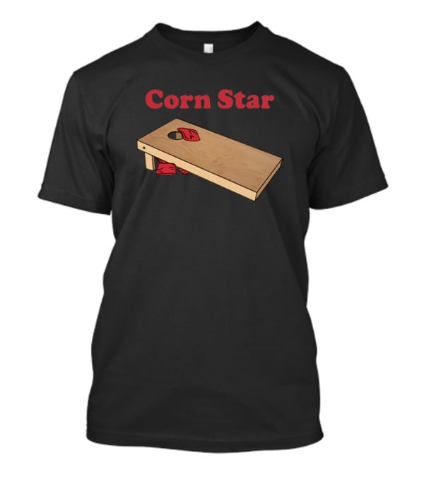 Corn Star Bean Bag Toss Cornhole Game T-Shirt