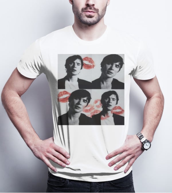 Mustardyardpress Cillian Photobooth Kiss Prints T-Shirt