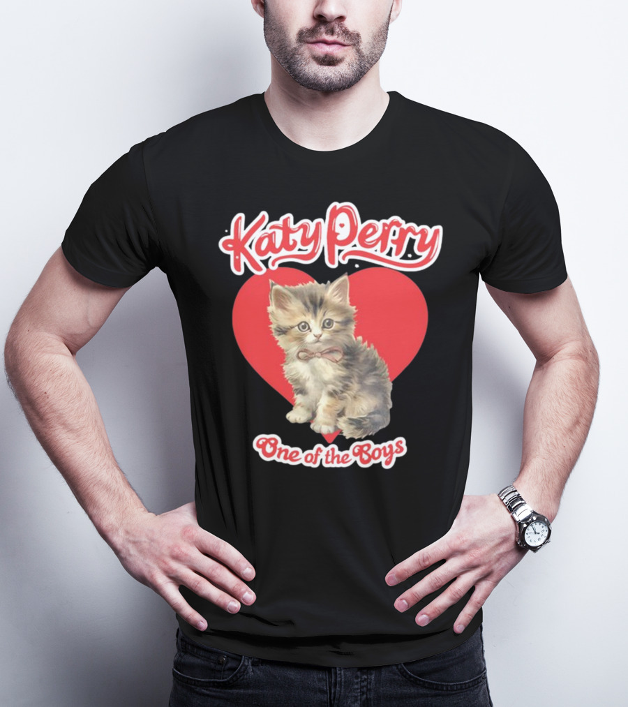 Katy Perry Cat One Of The Boys New T-Shirt