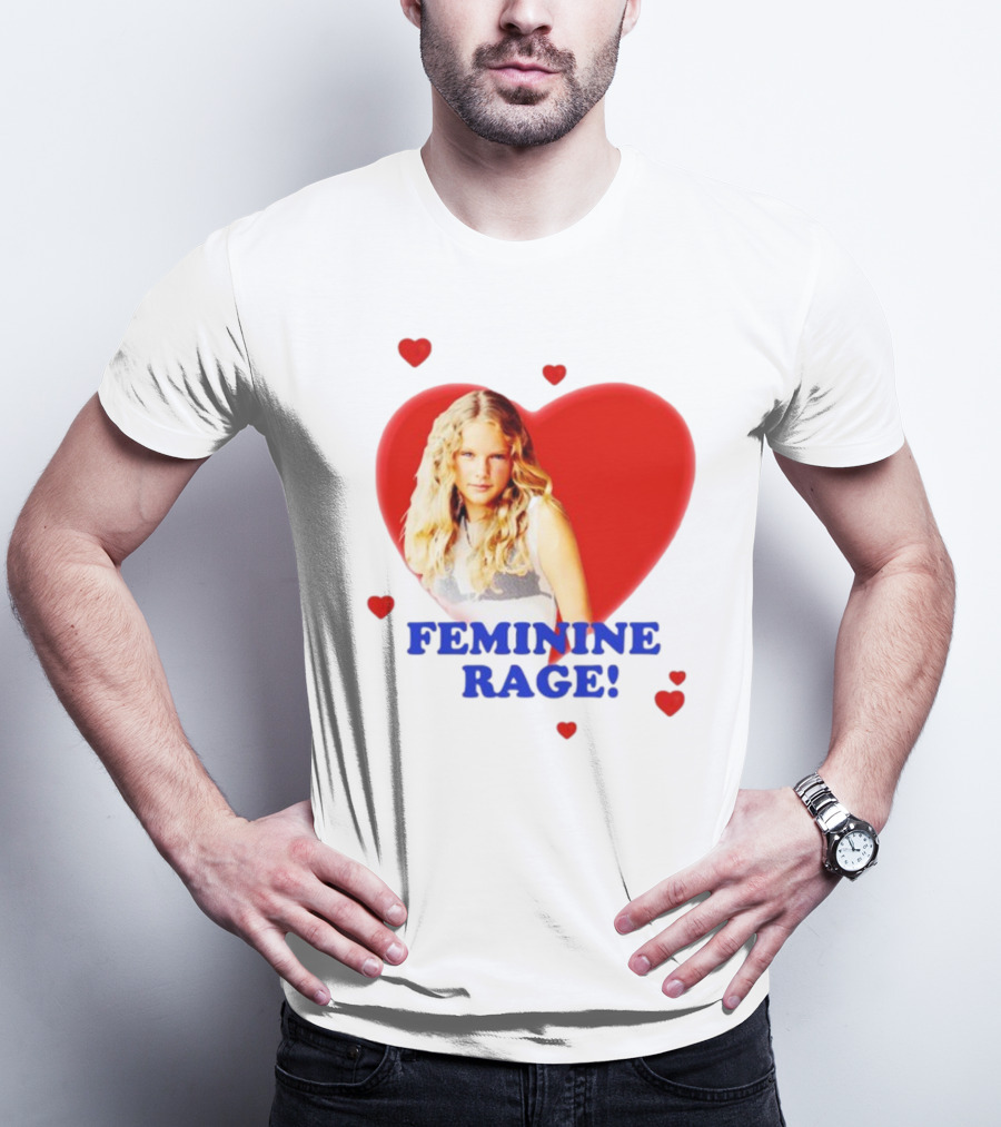 Feminine Rage Heart T-Shirt
