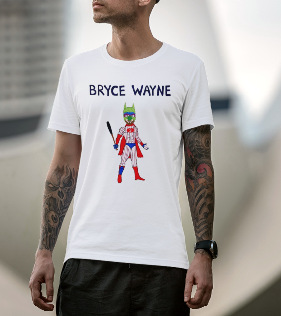 Bryce Wayne Superhero Baseball Player Costume T-Shirt