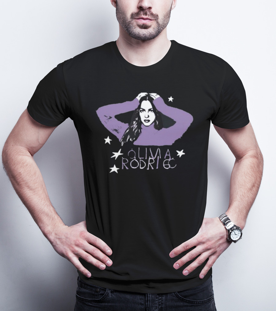 Concertleaks Olivia Rodrigo New Star Portrait Purple T-Shirt