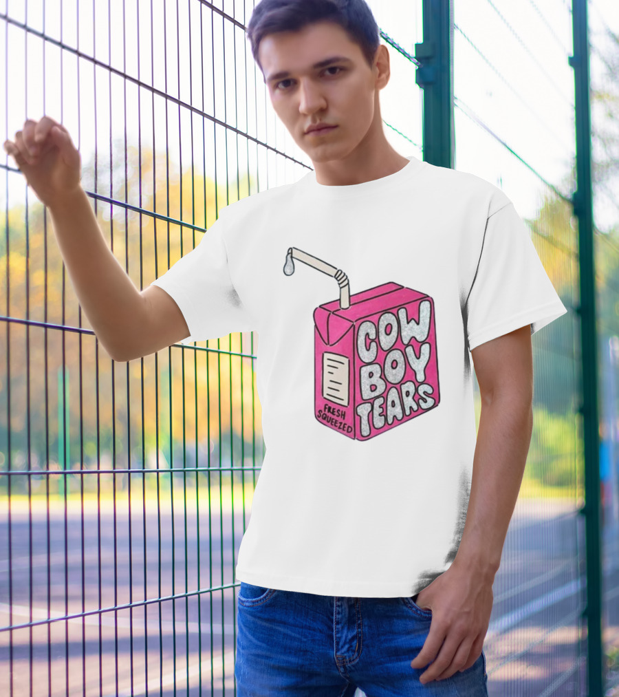 Cowboy Tears Fresh Squeezed Milk Carton T-Shirt