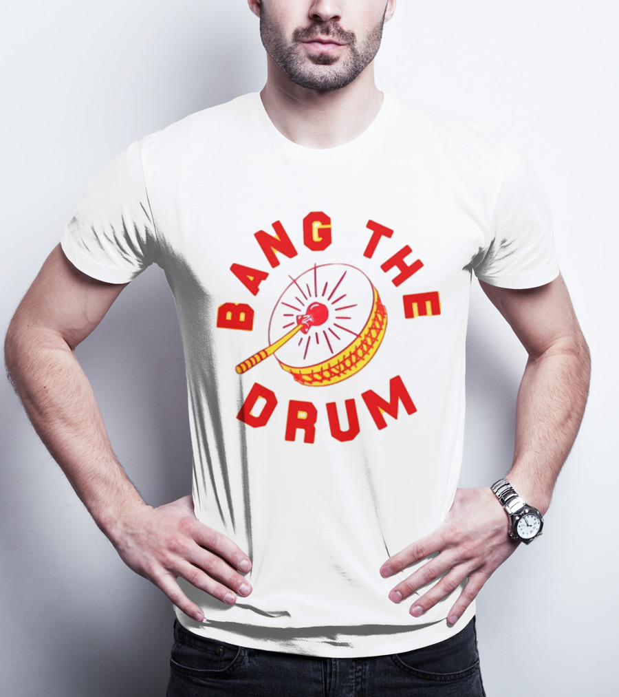 Bang The Drum Classic Percussion Icon T-Shirt