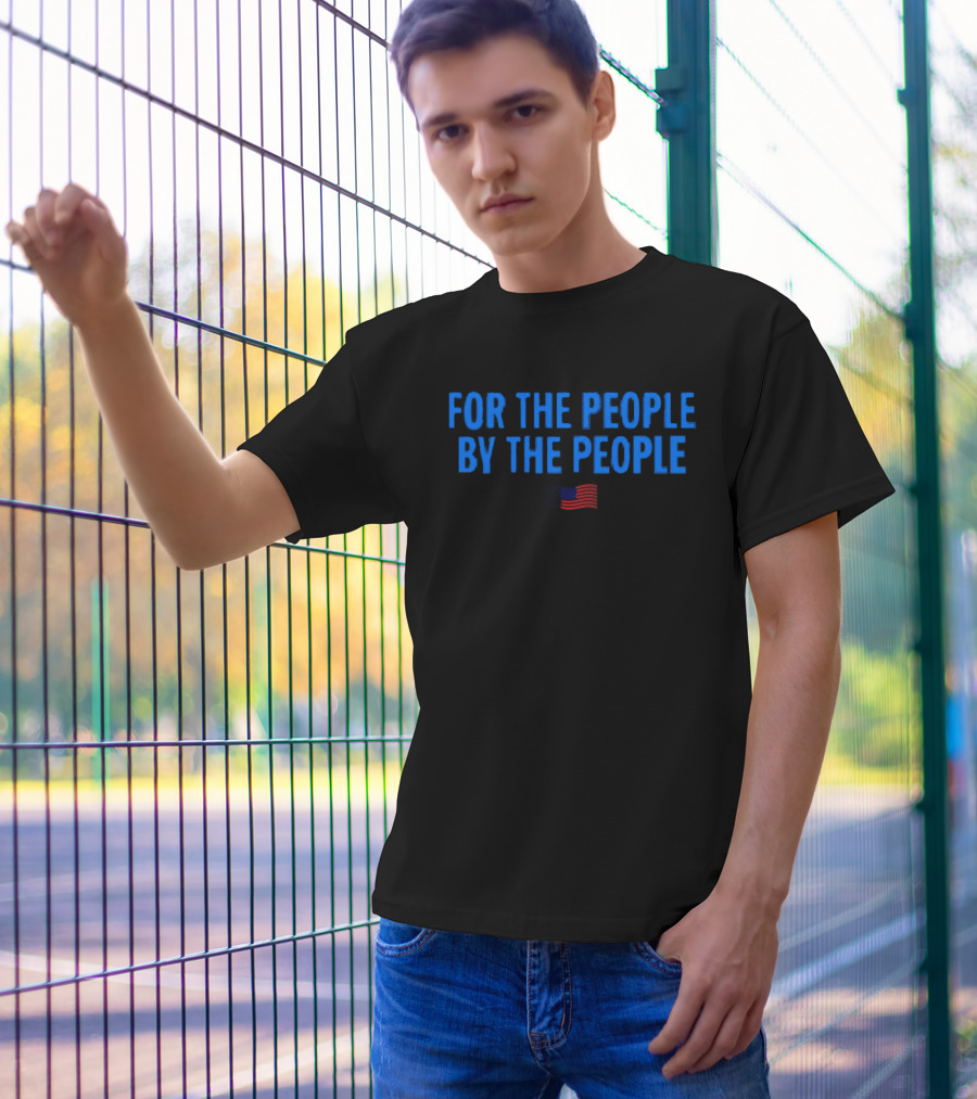 For The People By The People American Flag T-Shirt