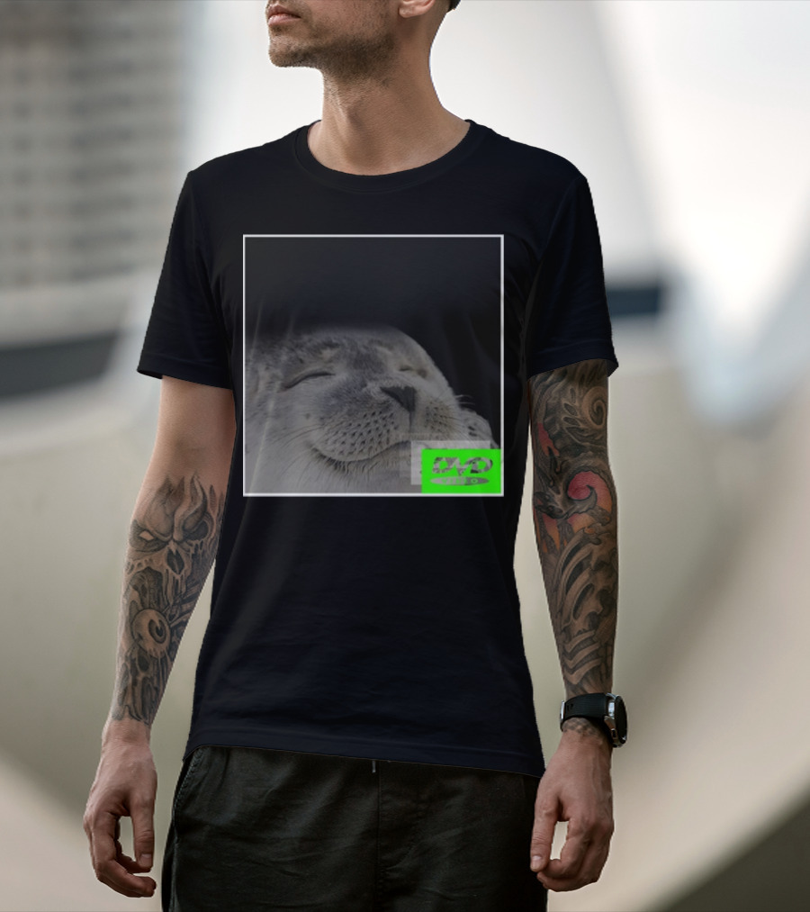 Bouncing DVD Hits Corner Idle Screen Meme Relaxed Seal T-Shirt
