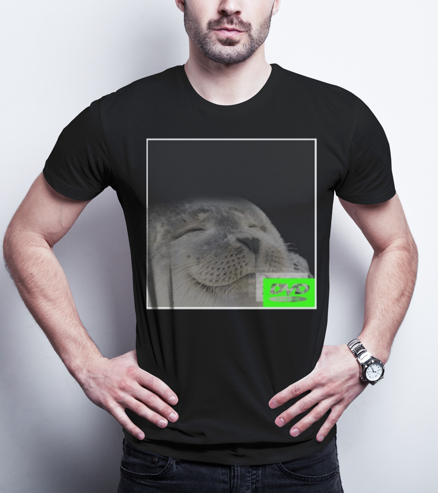 Bouncing DVD Hits Corner Idle Screen Meme Relaxed Seal T-Shirt