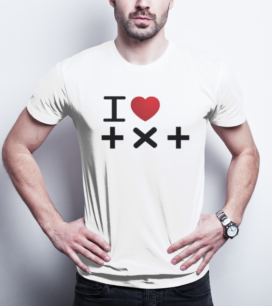 I Love Plus X Plus T-Shirt