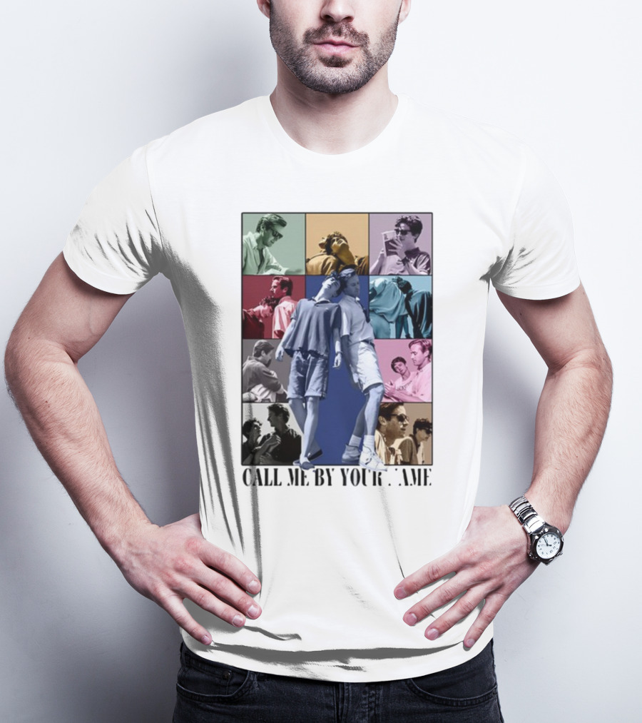 Call Me By Your Name Vintage Pop Art Collage Eras Tour T-Shirt