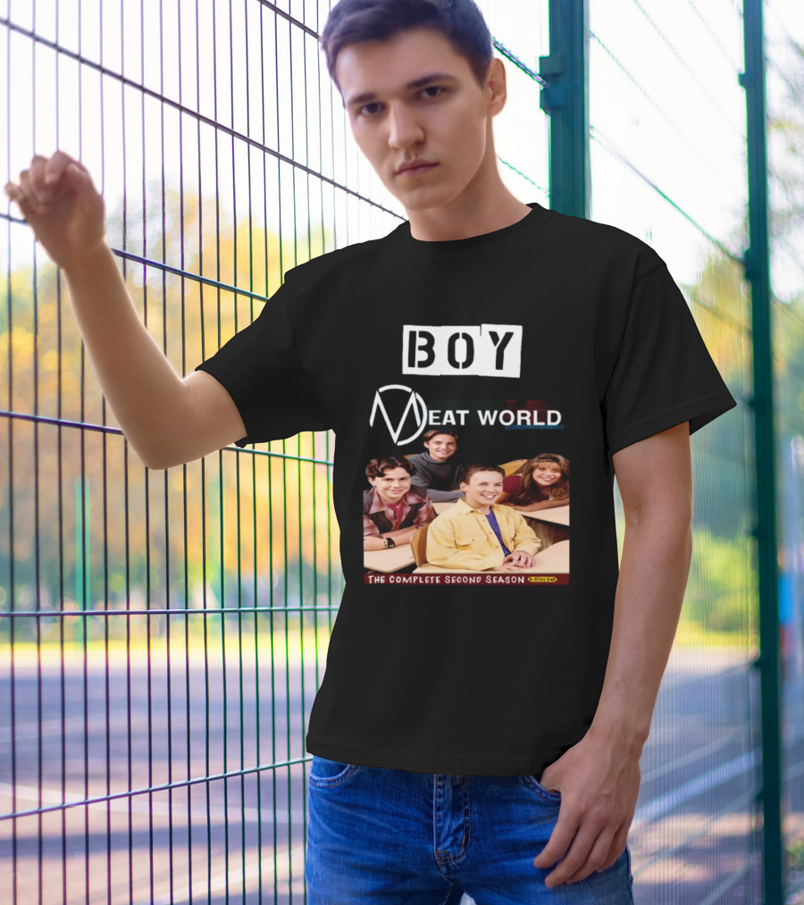 Boy Meat World The Complete Second Season DVD Cast Classroom T-Shirt