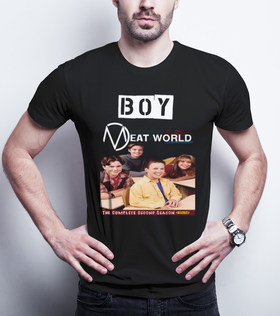 Boy Meat World The Complete Second Season DVD Cast Classroom T-Shirt