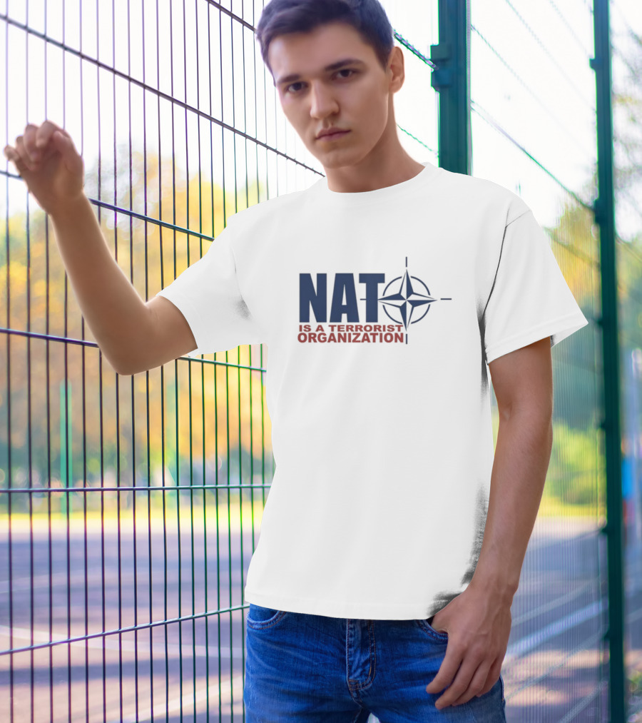 Revolutionary Blackout Network Nat Is A Terrorist Organization NATO T-Shirt