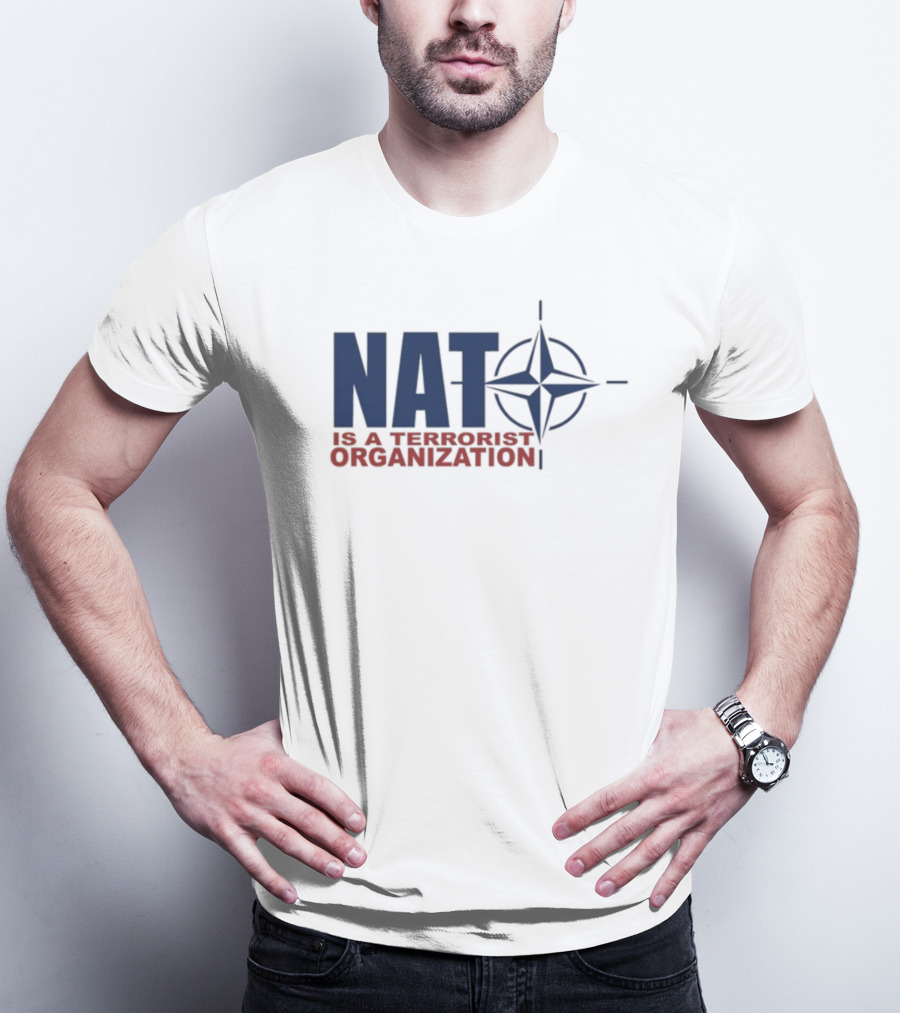 Revolutionary Blackout Network Nat Is A Terrorist Organization NATO T-Shirt