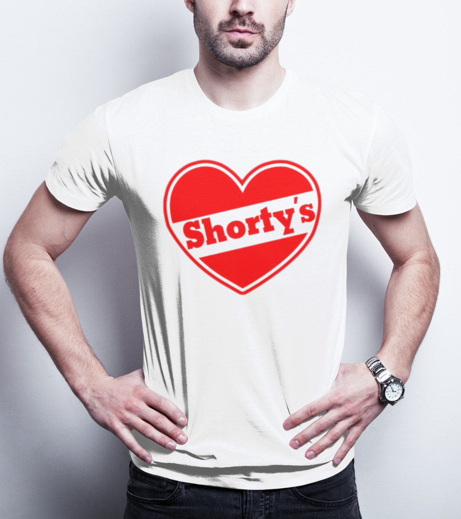 Shorty's Heart Logo Red Heart T-Shirt