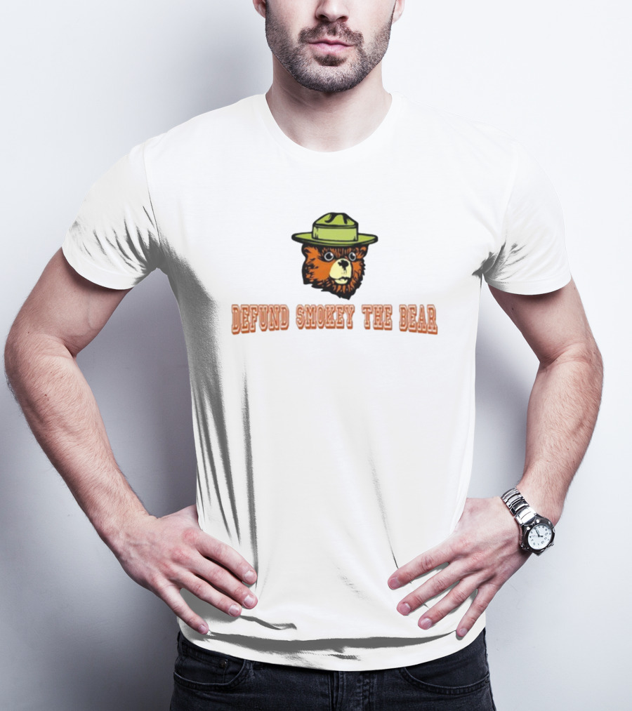 Niceshirtthanks Defund Smokey The Bear T-Shirt