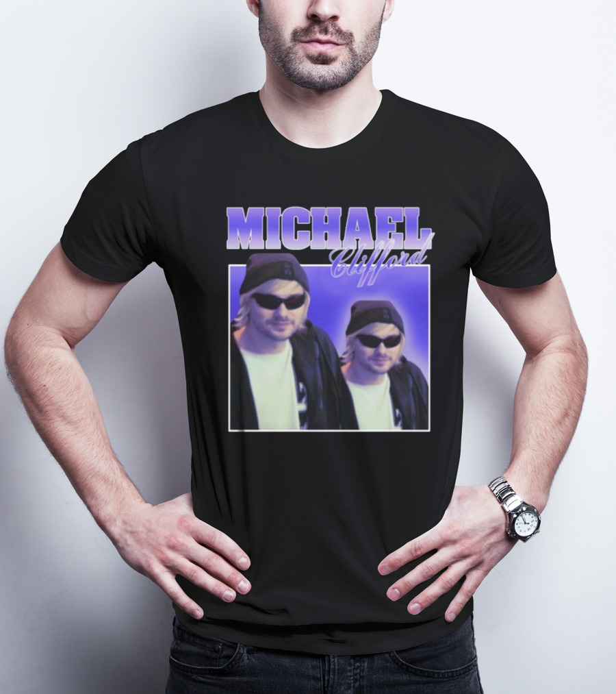 Tha5SOSFamily Vintage Michael Clifford Double Portrait T-Shirt