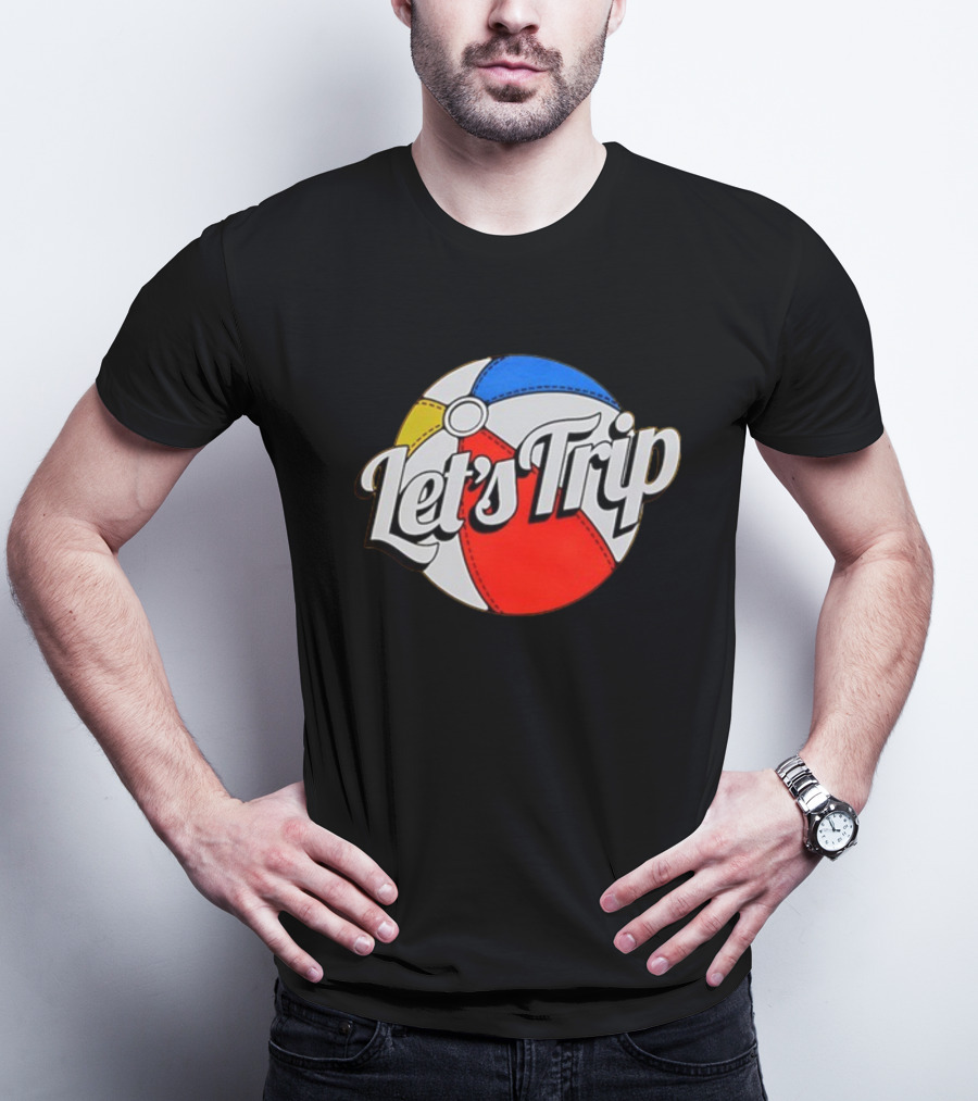 Let's Trip Colorful Beach Ball T-Shirt